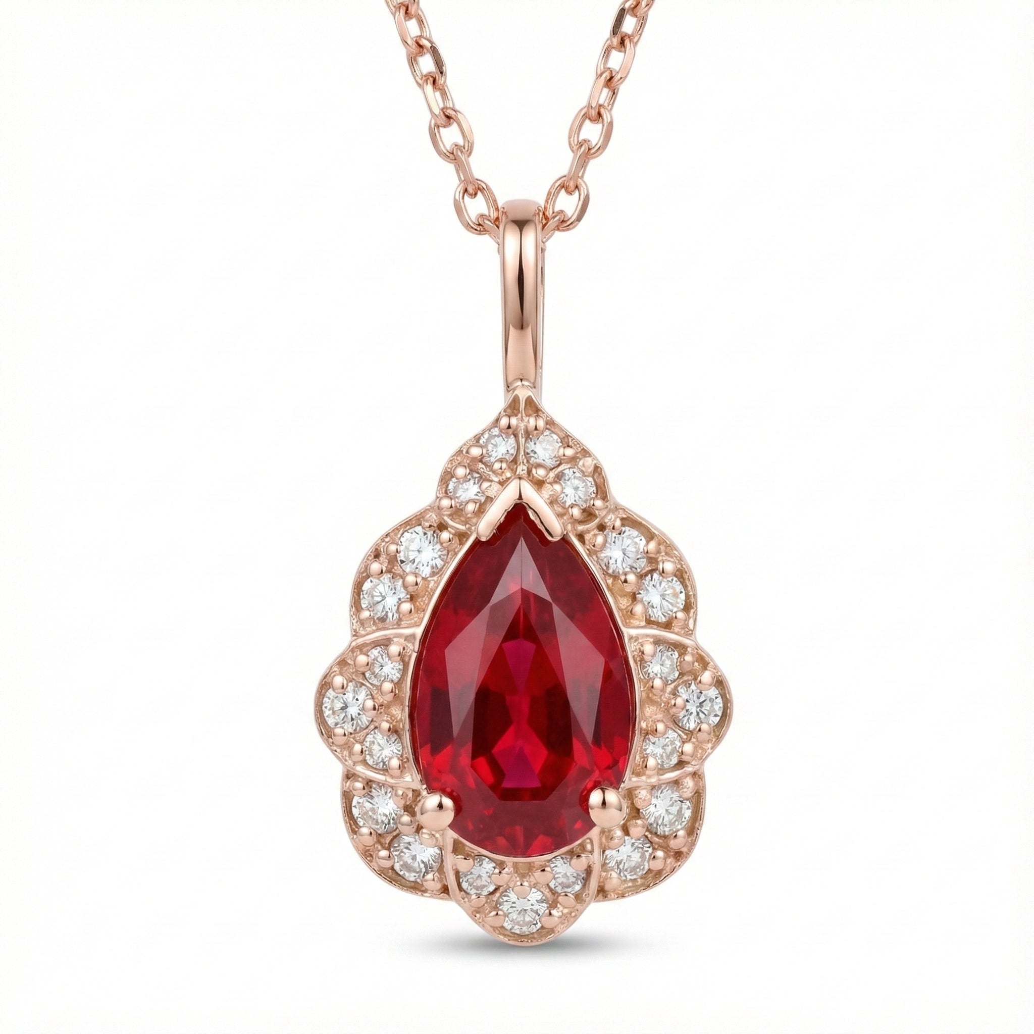 unusual ruby necklaces
