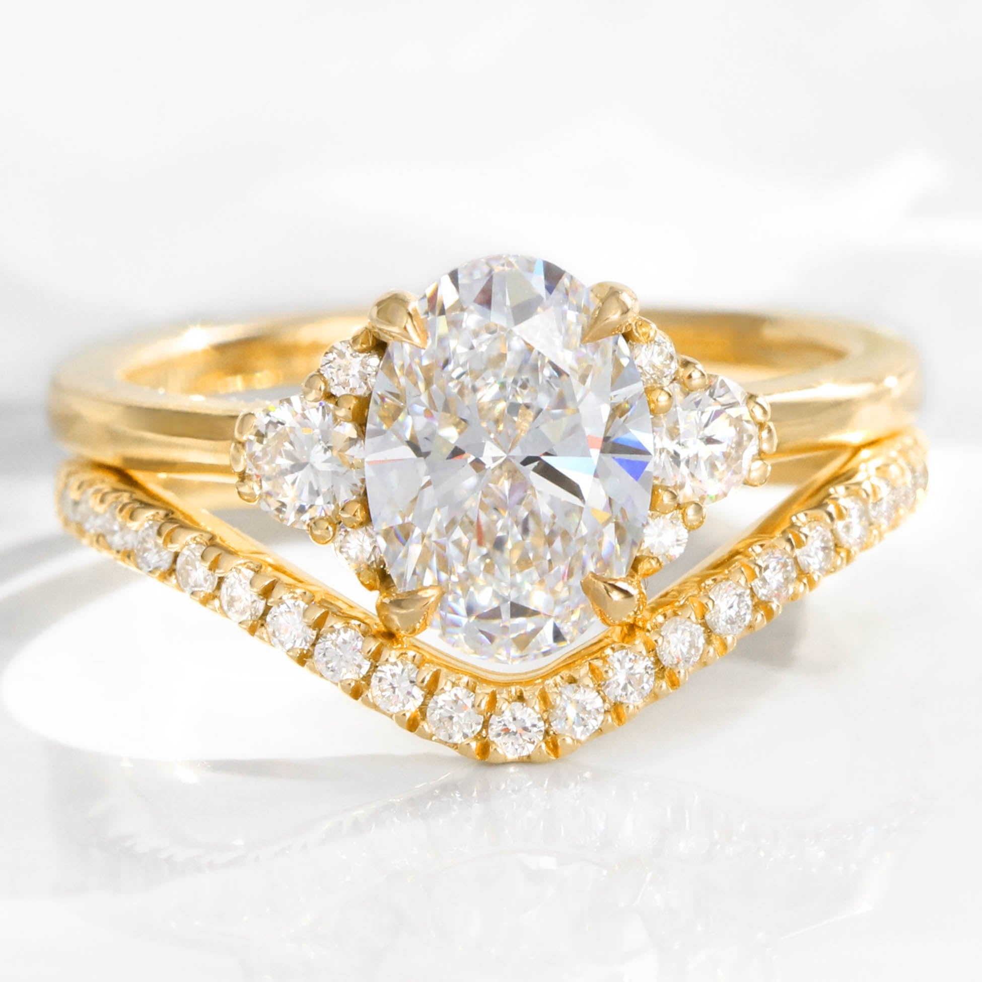 Yellow gold wedding ring sets 60 photos - Astyledwedding.com