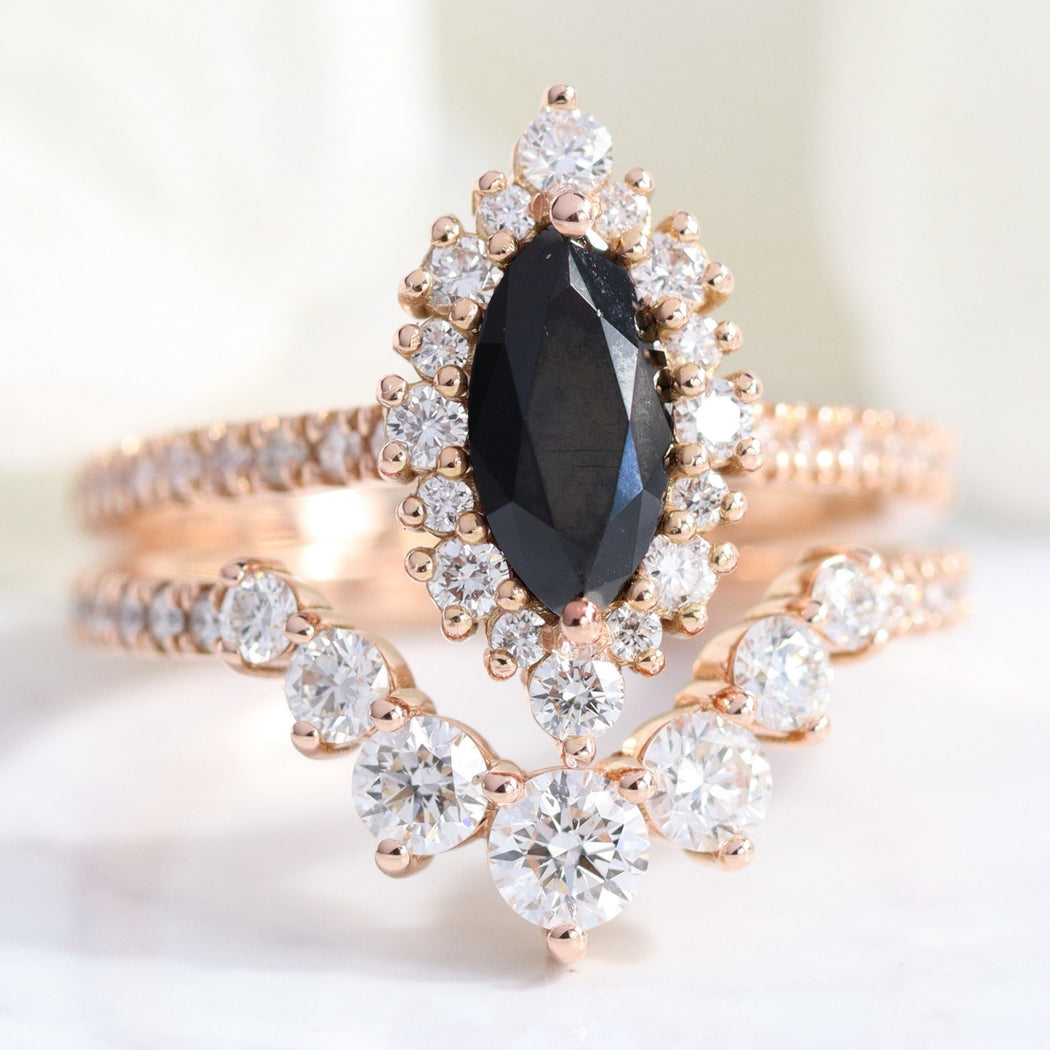 Marquise Engagement Rings, Marquise Bridal Sets and Stackable Rings ...