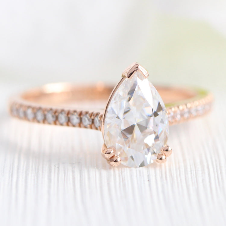 Solitaire Engagement Rings, Single Stone Ring, Solitaire Wedding Set ...