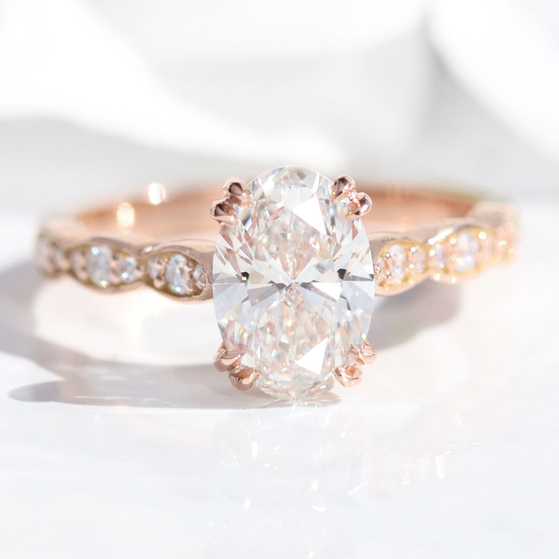 Lab Diamond Rings, Lab Grown Diamonds, Lab Created Diamond Wedding Set ...