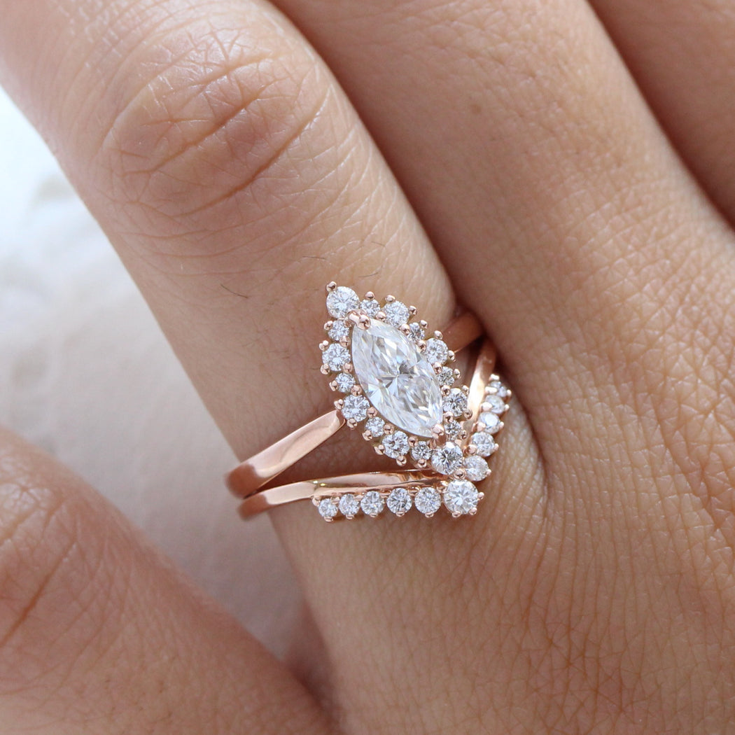 Marquise Engagement Rings, Marquise Bridal Sets and Stackable Rings ...